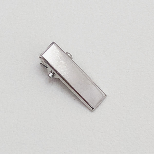 2 cm Nickel-plated - Silver duckbill clip - Small metal hair clips for ...
